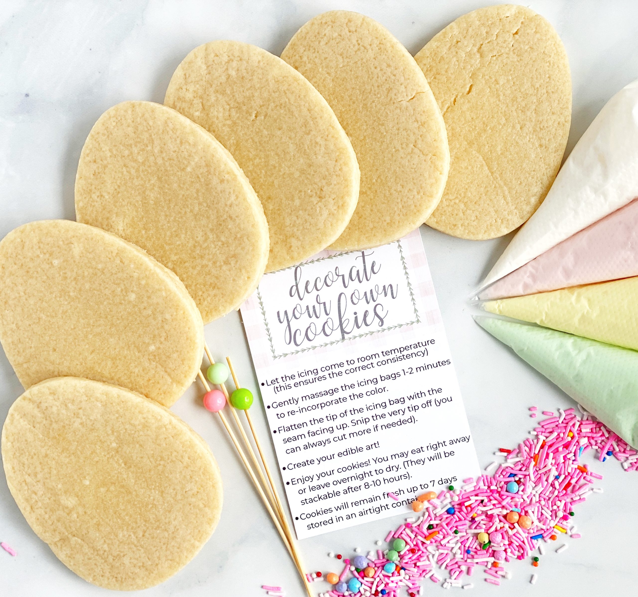PRE-ORDER: DIY Cookie Kit – Eggs – black market cookie co.